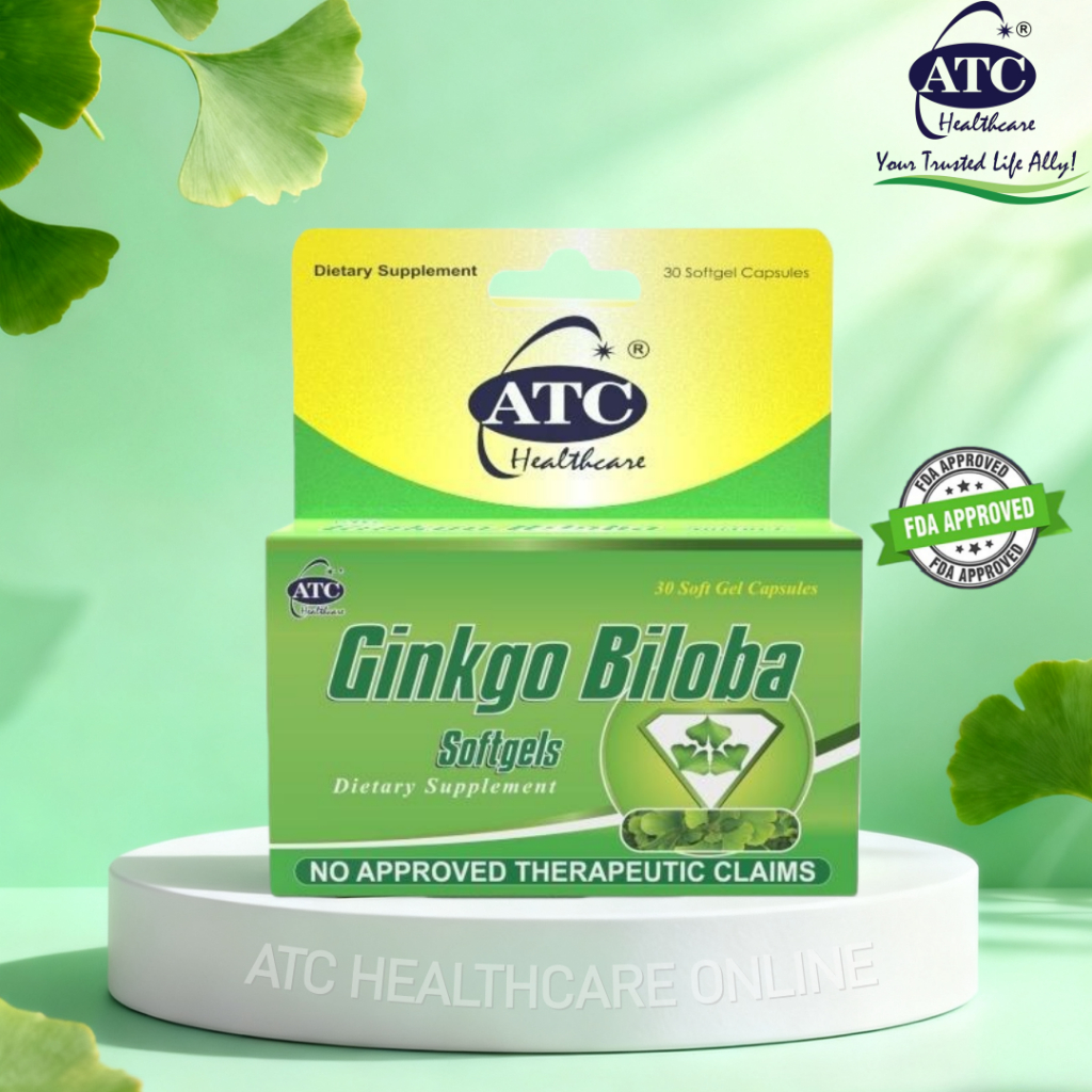 ATC Ginkgo Biloba 400mg x 30's Dietary Supplements Brain Blood Health ...
