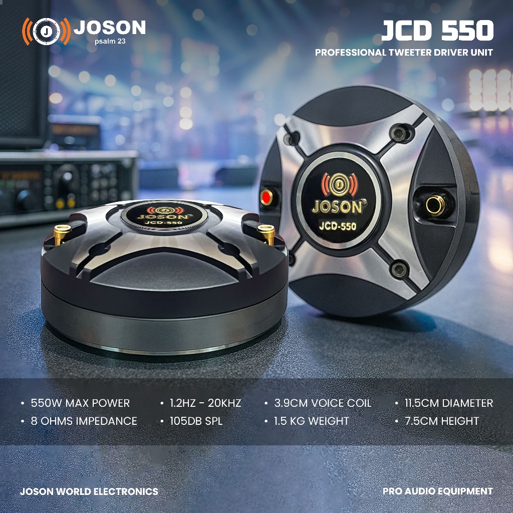 Joson JCD-550 Tweeter Driver Unit (2025 Model) | Shopee Philippines