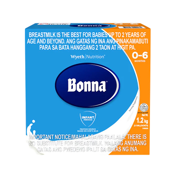 BONNA 1.2kg for 0 to 6 months Infant Formula | Shopee Philippines