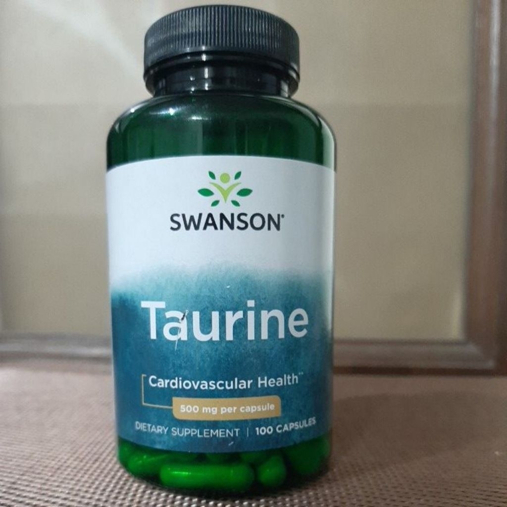 Taurine 500mg 100 Capsules Swanson | Shopee Philippines