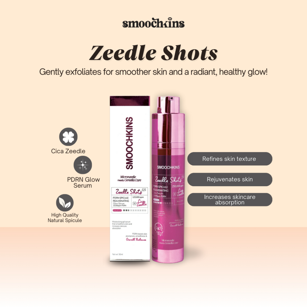 Smoochkins Zeedle Shots PDRN Spicule Rejuvenating Glow Serum | Shopee ...