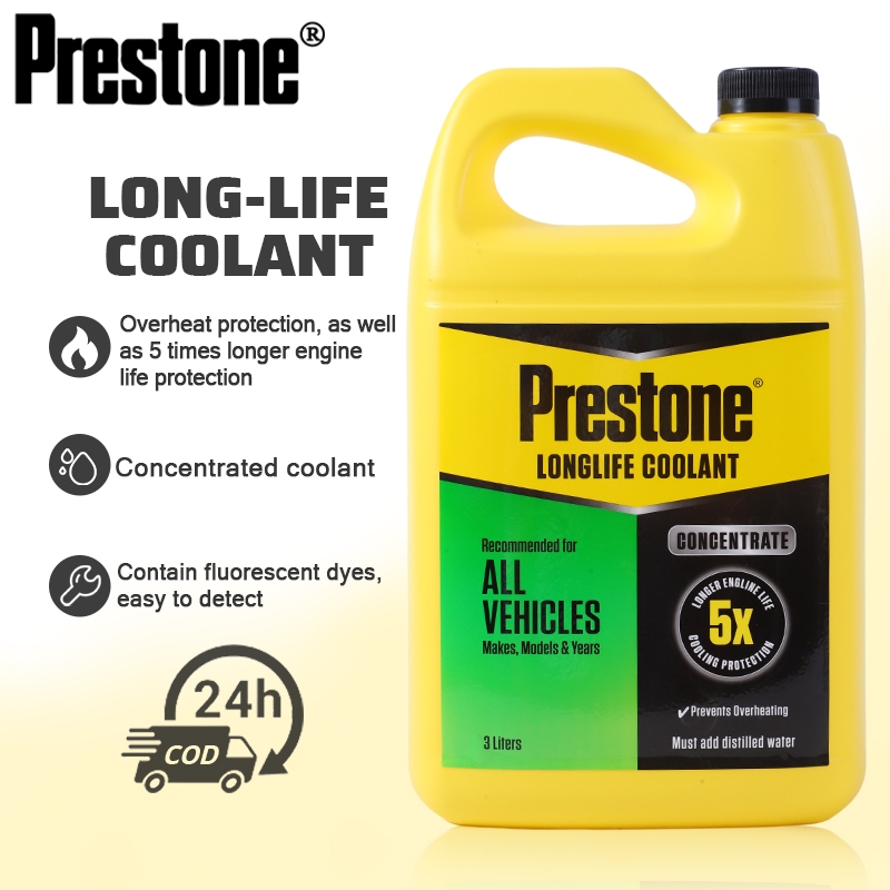 Prestone Coolant Concentrate 3L For Honda Click 125i Green 5X Longlife ...