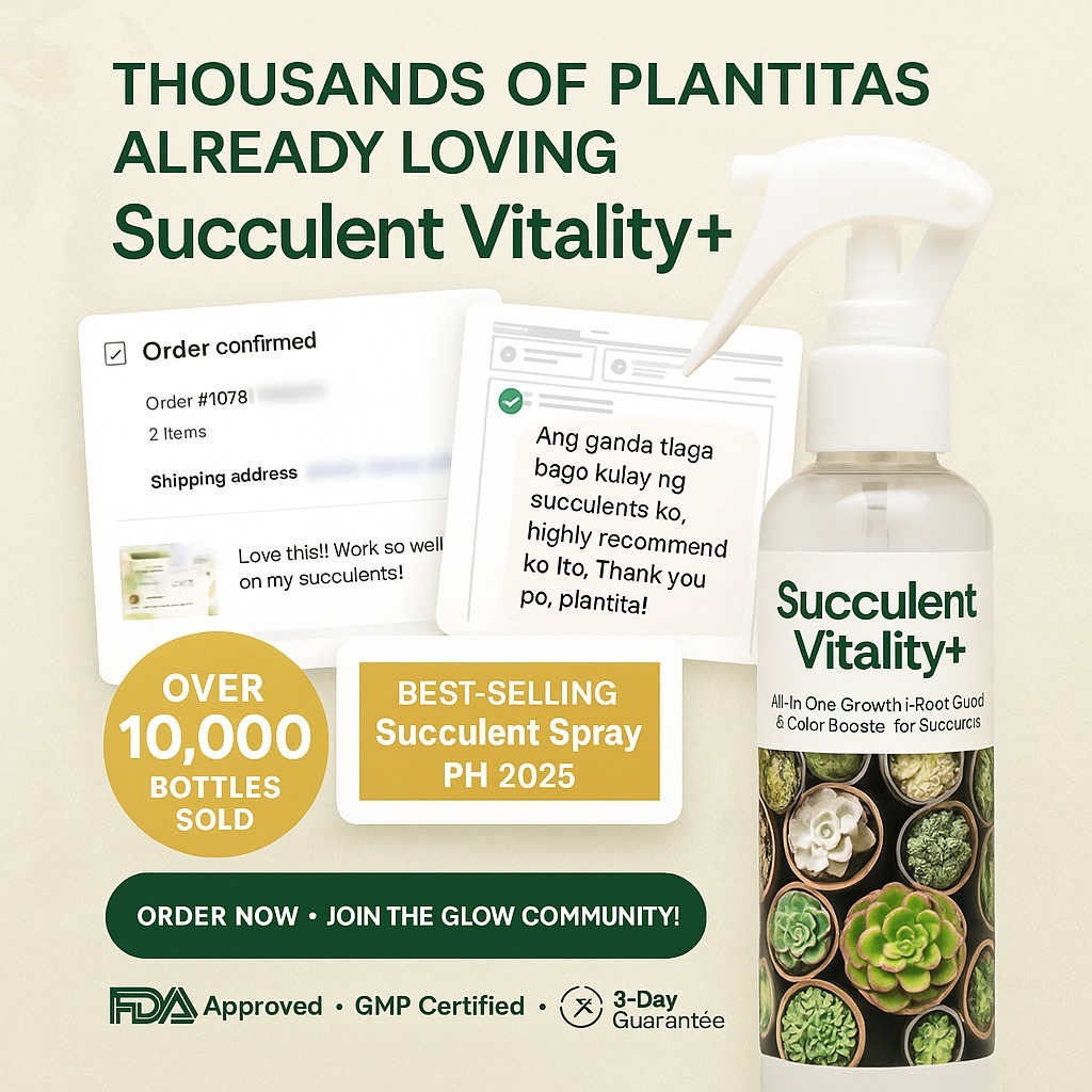 Succulent Vitality Plus+ Spray – Growth Booster, Root Guard & Color ...