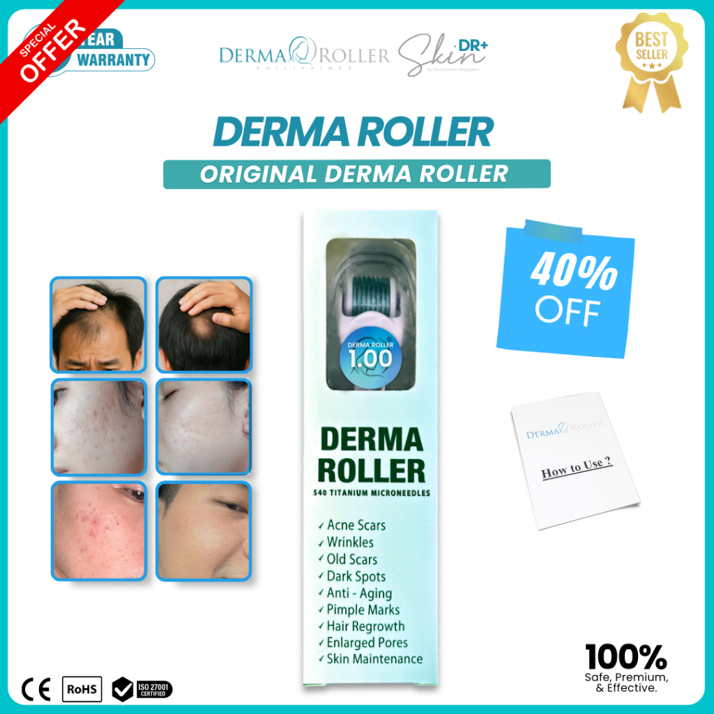 [40% OFF] Derma Roller Titanium Grade Needles For Face and Scalp by ...