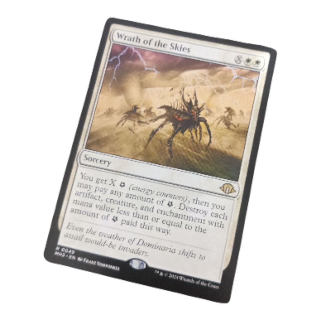 MTG Card WRATH OF THE SKIES Magic the Gathering Trading Card Game White ...
