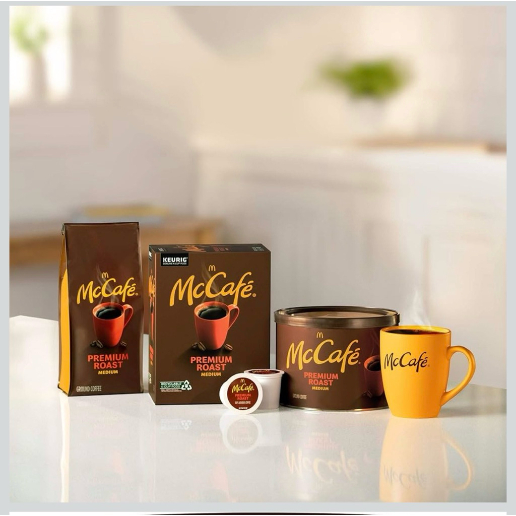 McCafe Premium Roast, Medium Roast Ground Coffee, 12oz, 24oz, Decaf ...