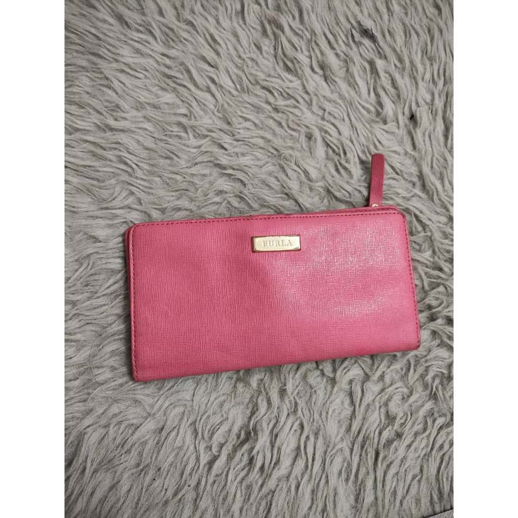 FURLA leather bifold wallet (Japan Original) | Shopee Philippines