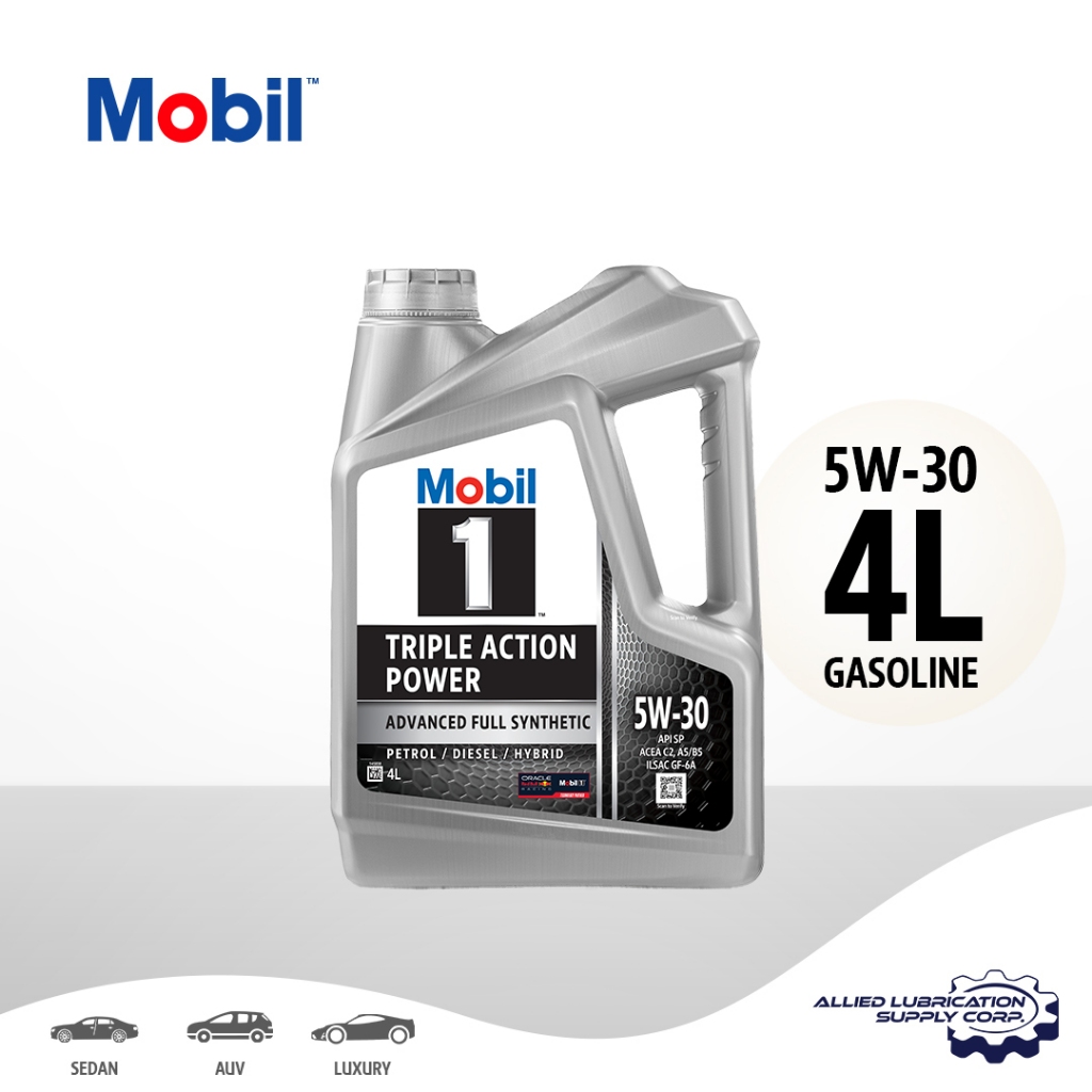 Mobil 1 Triple Action Power 5W-30 4L | Shopee Philippines