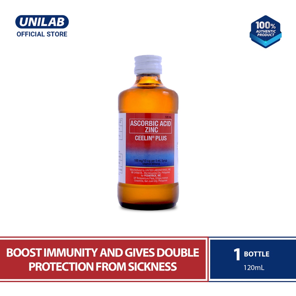 Ceelin Plus 120ml Syrup (Boost Immunity & Gives Double Protection From ...