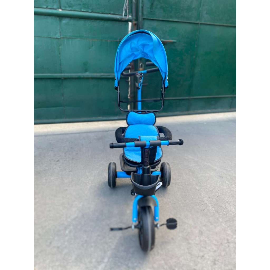 Stroller Bike Kids Tricycle Kids Bike 3 Wheels Stroller Push Ride Bike ...