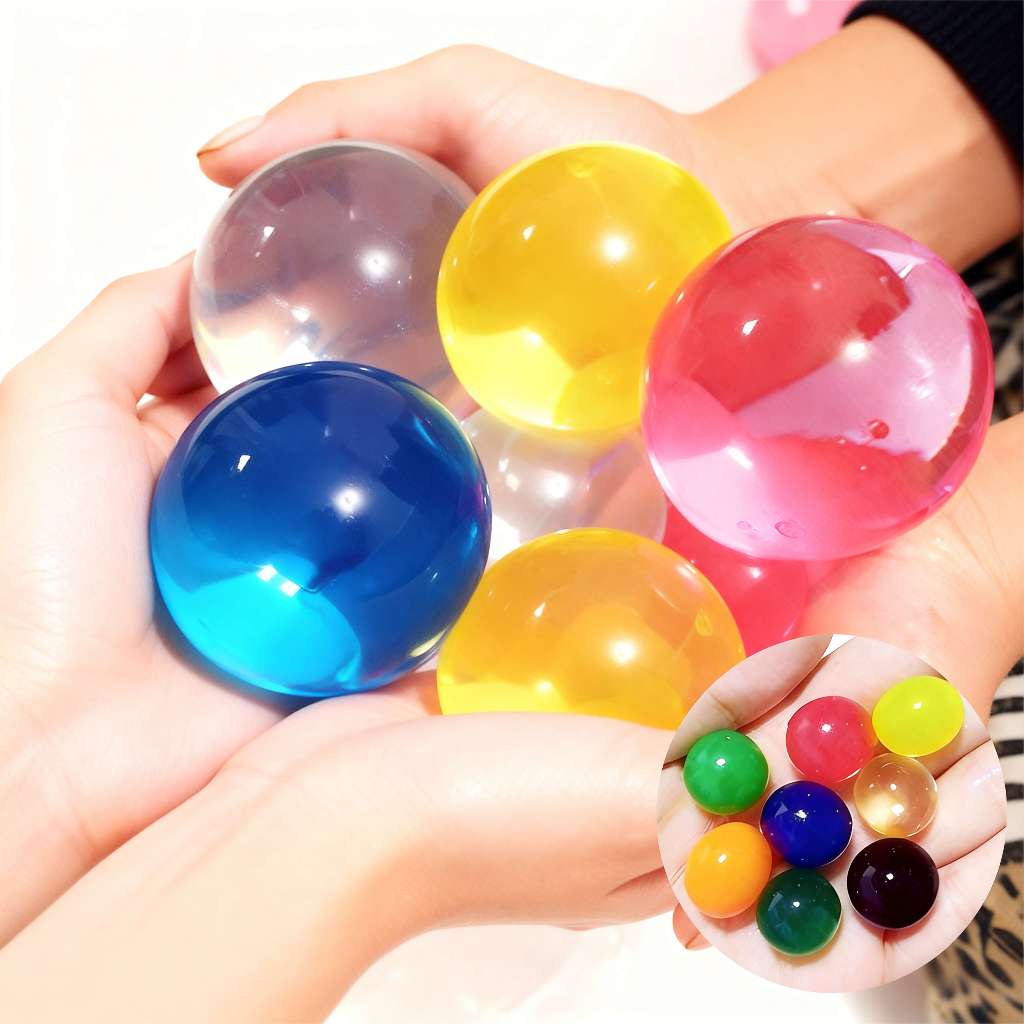 18Pcs 4-6cm Jumbo Large Waterbeads Big Magic Water Beads Magic Balls ...