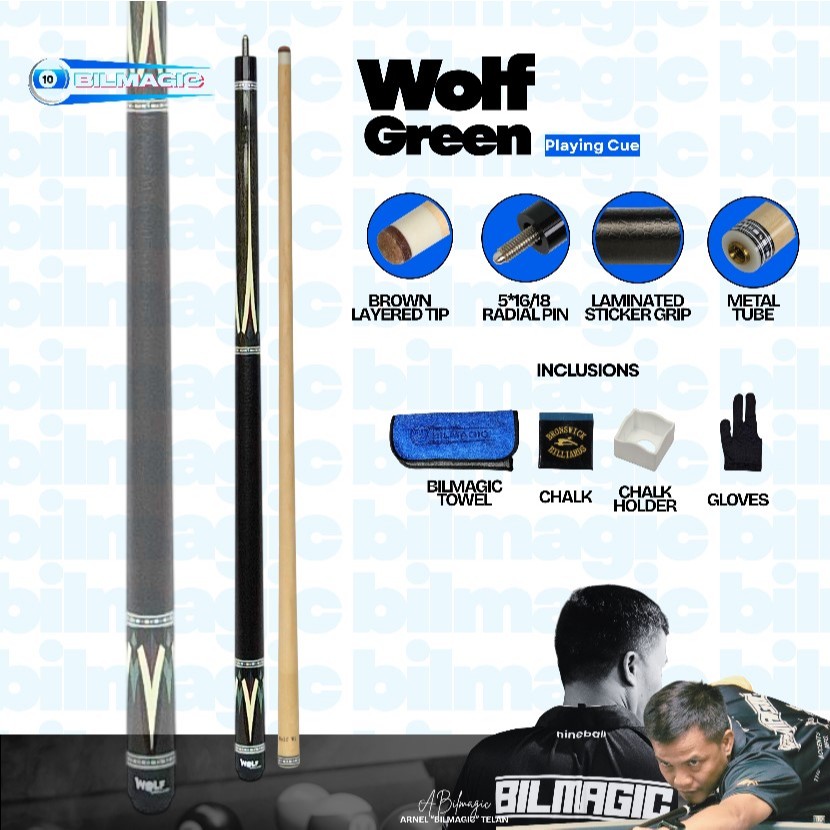 WOLF CUE STICK | PLAYING CUE STICK | BILLIARD CUE | Shopee Philippines