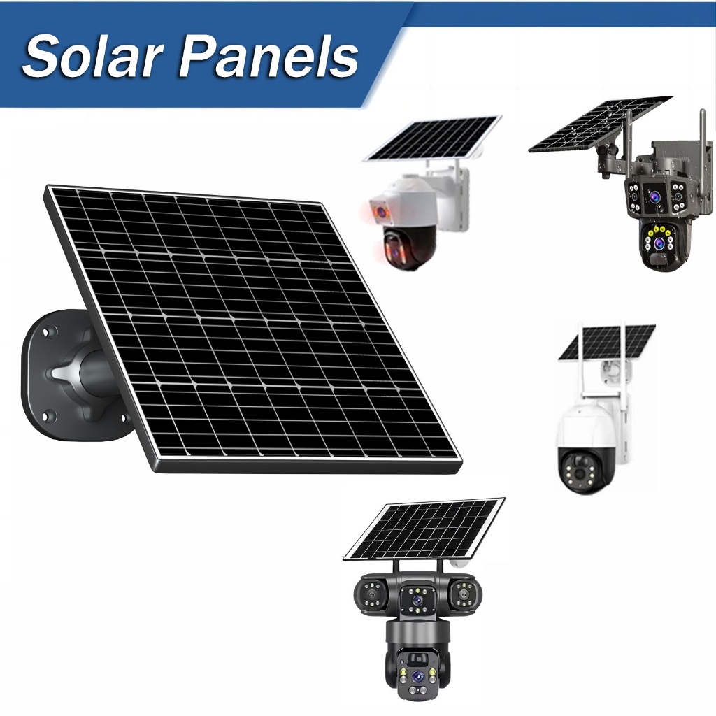 V380 Pro CCTV Solar Panel 18 Volt Photovoltaic Solar Module Panel ...