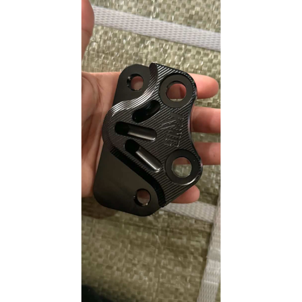 RCB 4pot caliper 260MM 4 Pot KINGDRAG BLACK BRACKET NMAX AEROX CLICK ...