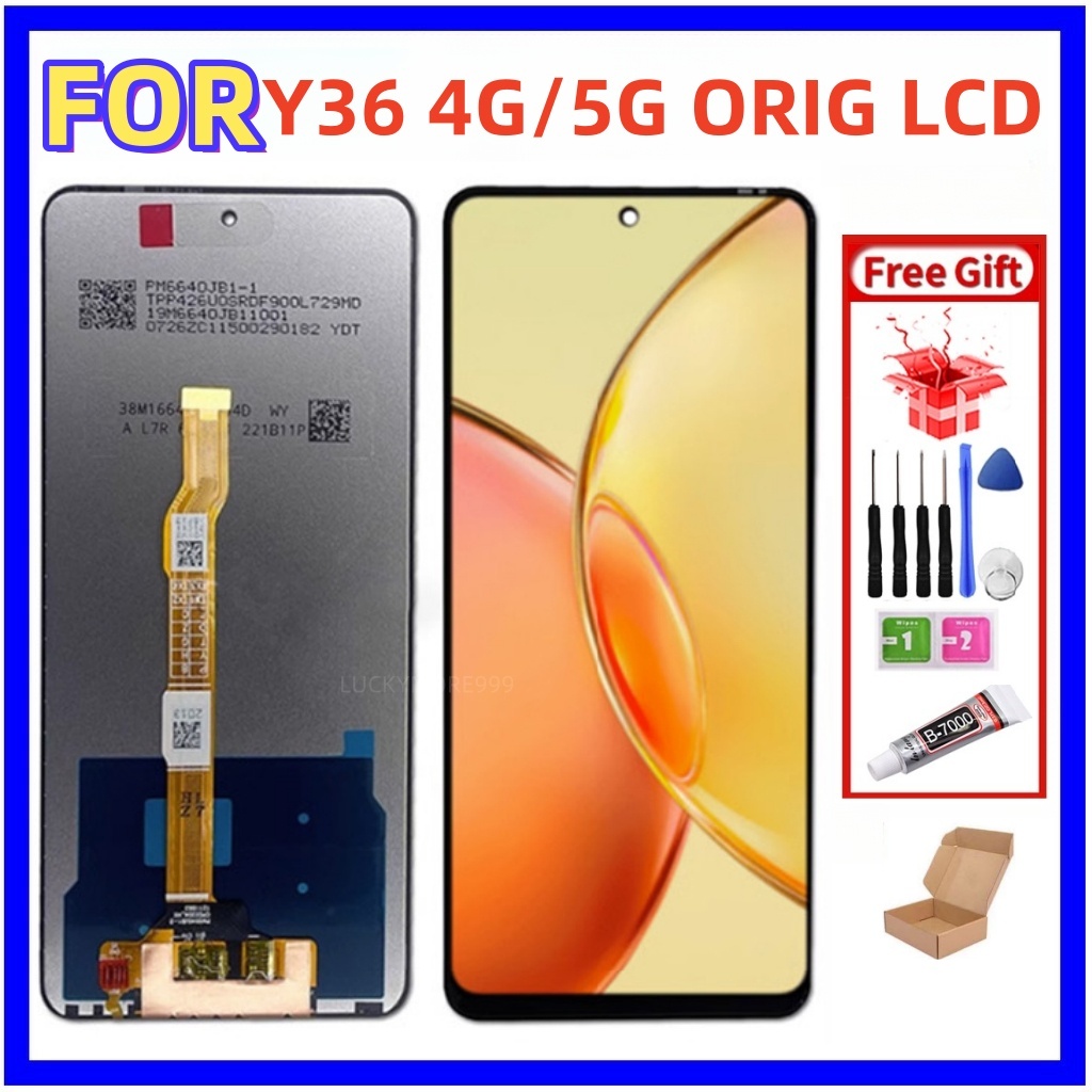 Original Lcd For Y36 4G V2247 Vivo Y36 5G V2248 LCD Display Touch ...