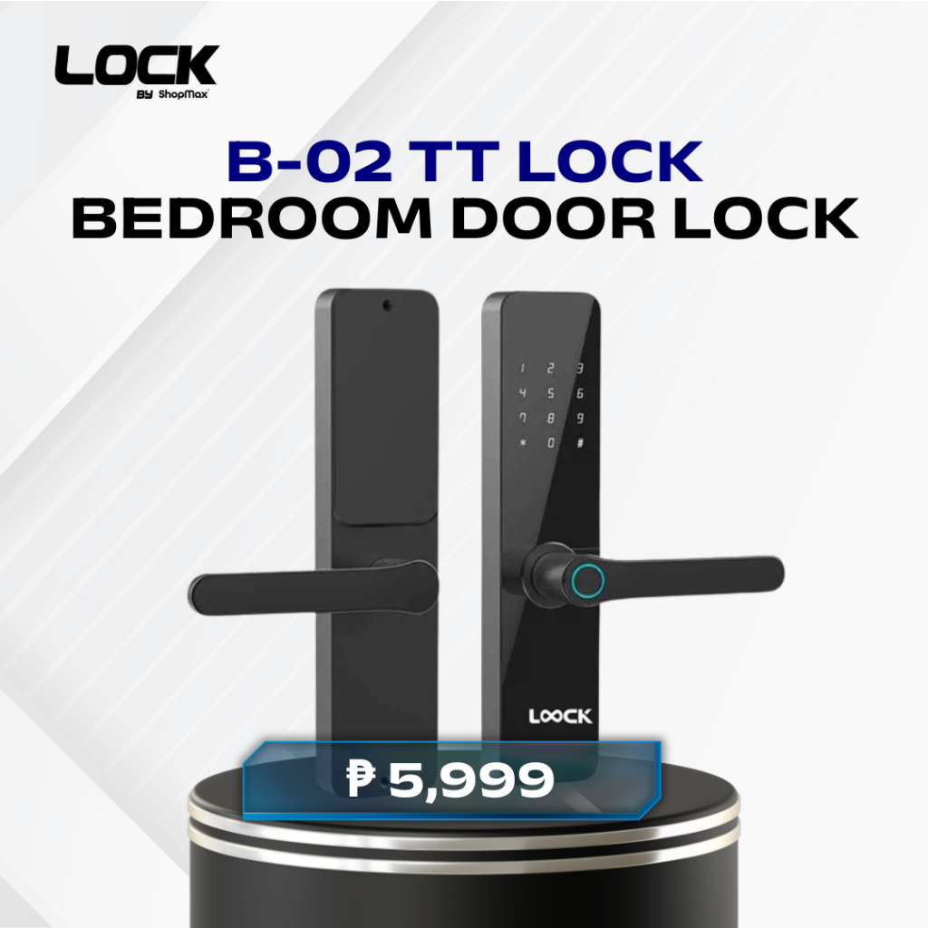 LOOCK B-02 Digital Smart Door Lock | 5-in-1 Keyless Entry w ...