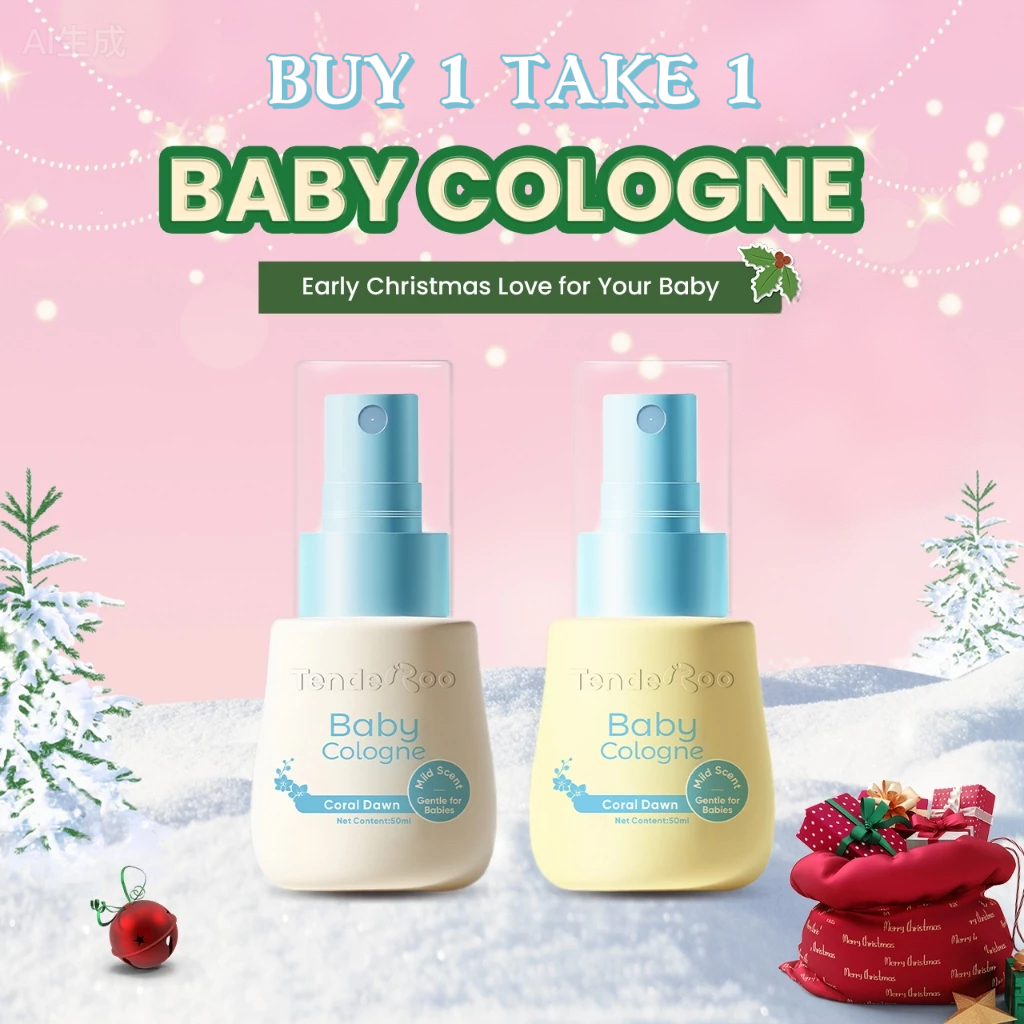 【BUY 1 TAKE 1】Tenderoo Baby Cologne Alcohol Free Mild Scent Gentle For ...