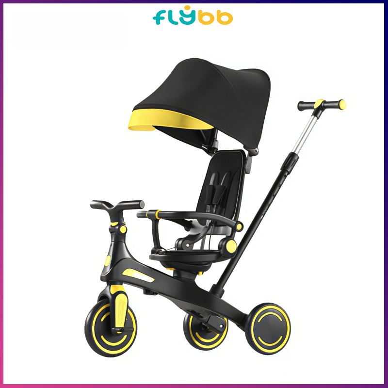 FLYBB Stroller Bike For Kids 5 In 1 Foldable Push Bike Children'S ...