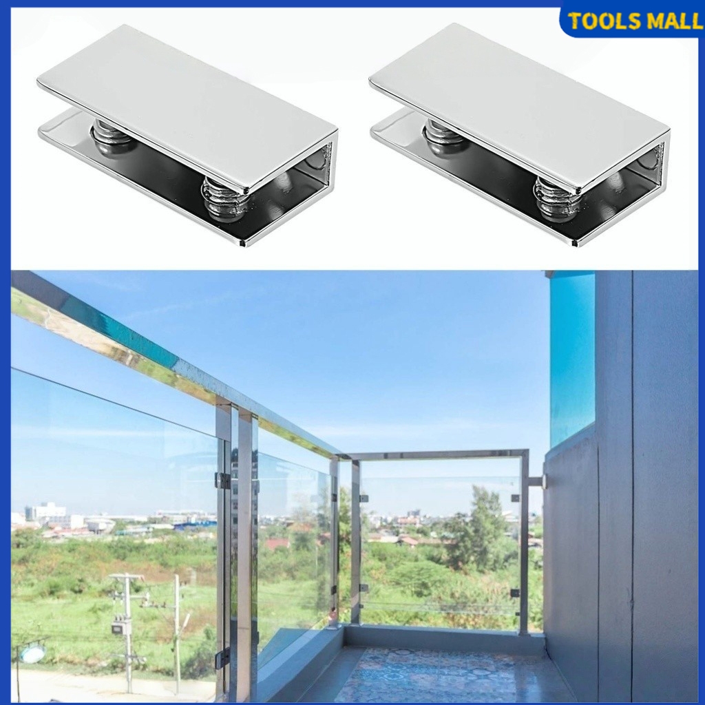 8-12mm 304 Stainless Glass Clamp Shower Glass Partition Clip For Shower ...