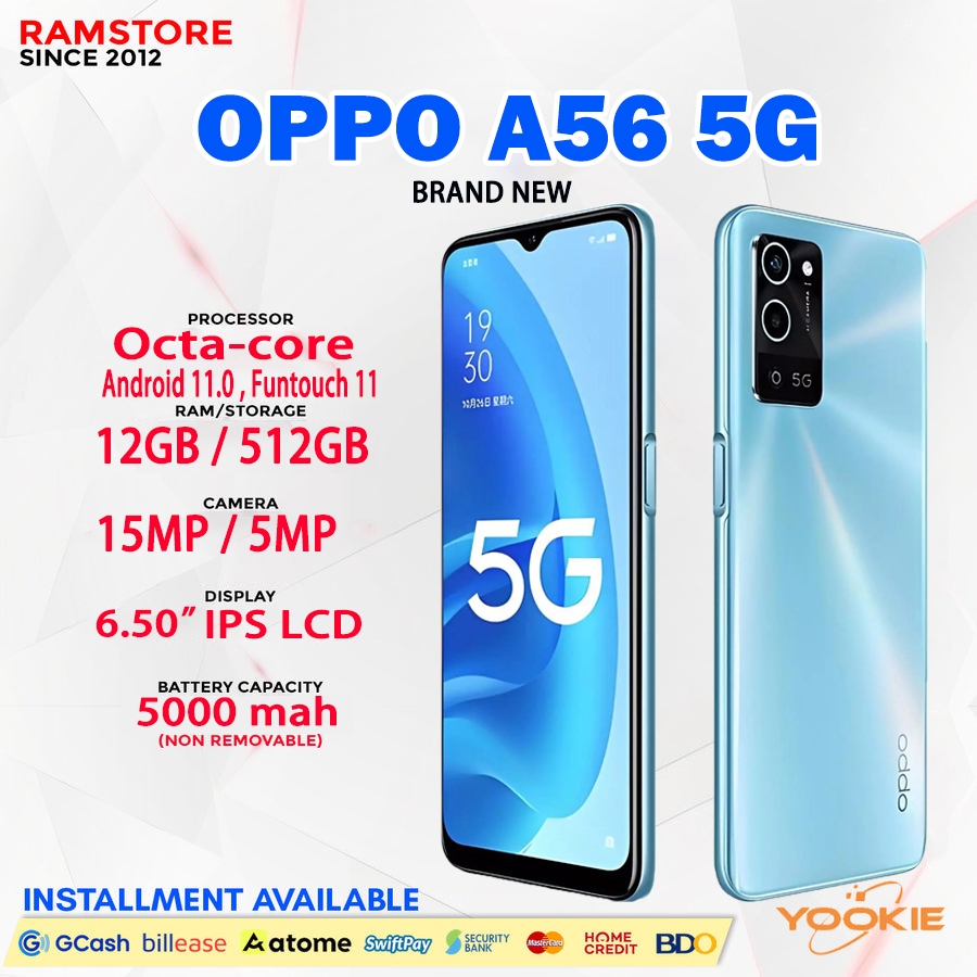 A56 5G Original Android Phone High Configuration 12GB RAM + 512GB ROM ...