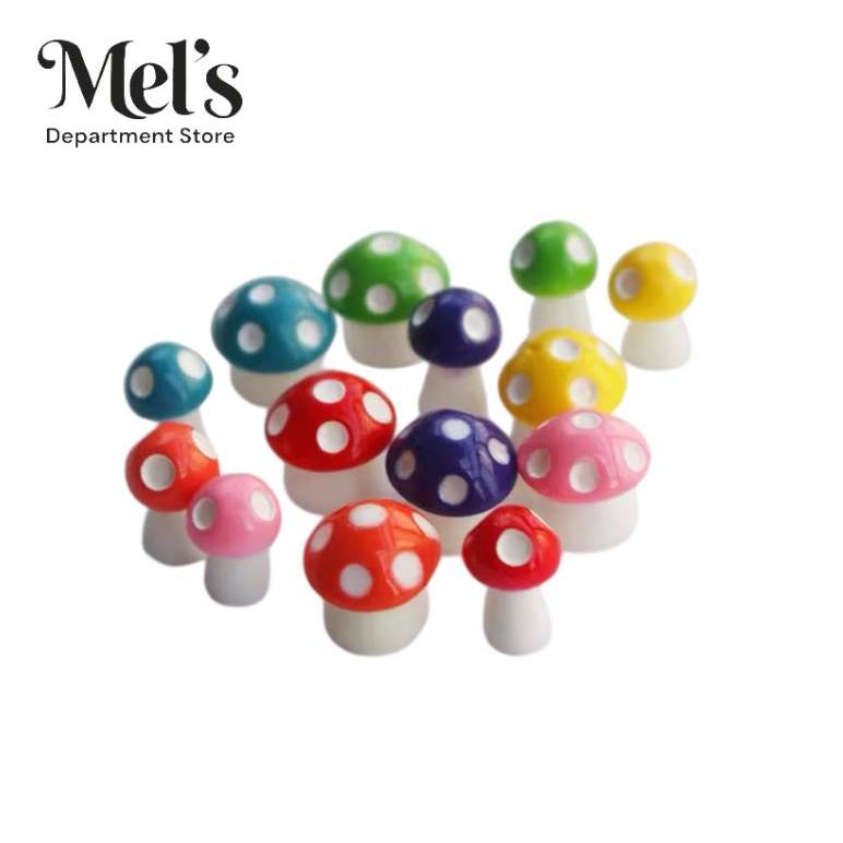 Mini Diorama Mushroom Models | Ceramic/Clay Mini Mushrooms for DIY ...