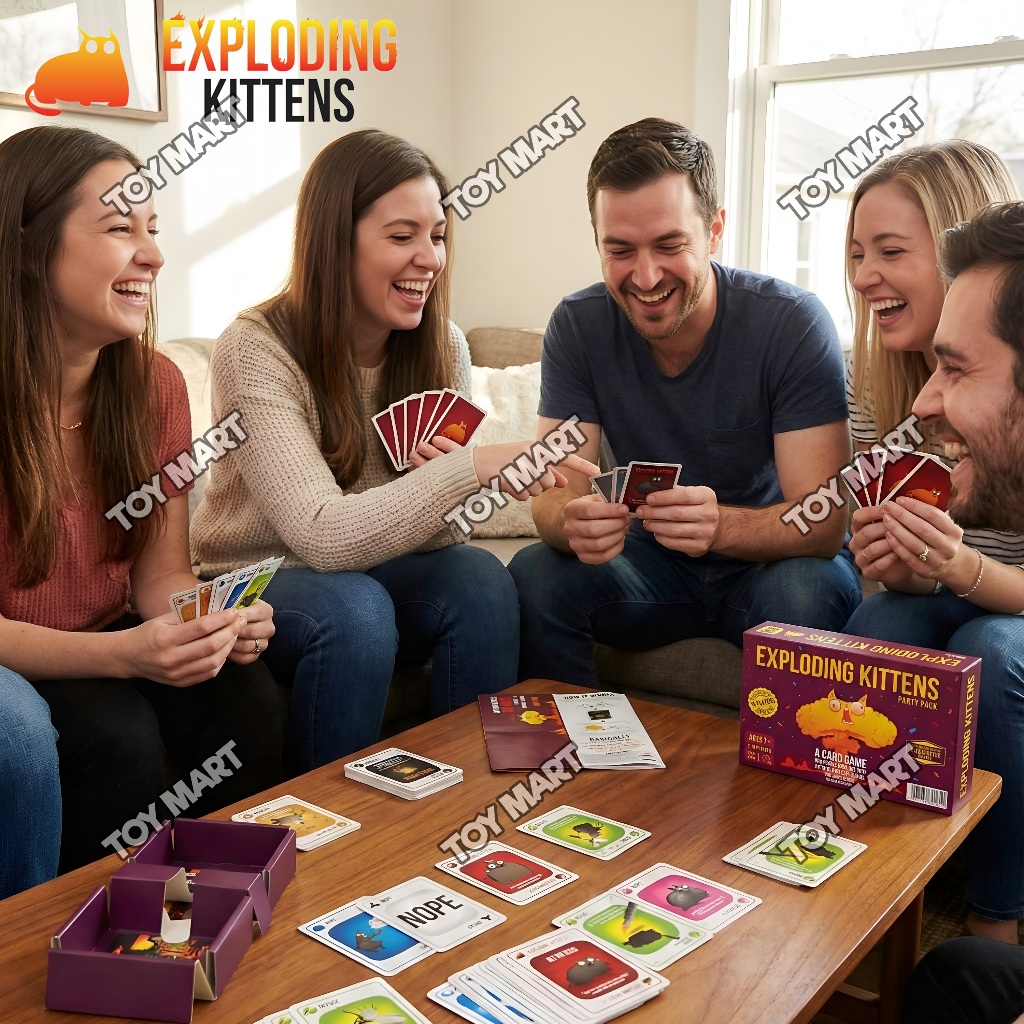 Exploding Kittens Card Game Party Edition – Party Pack Edition, 2-10 ...