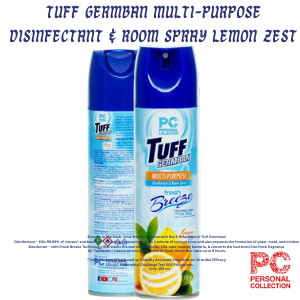 Personal Collection Tuff Germban Disinfectant & Room Spray – Lemon Zest ...