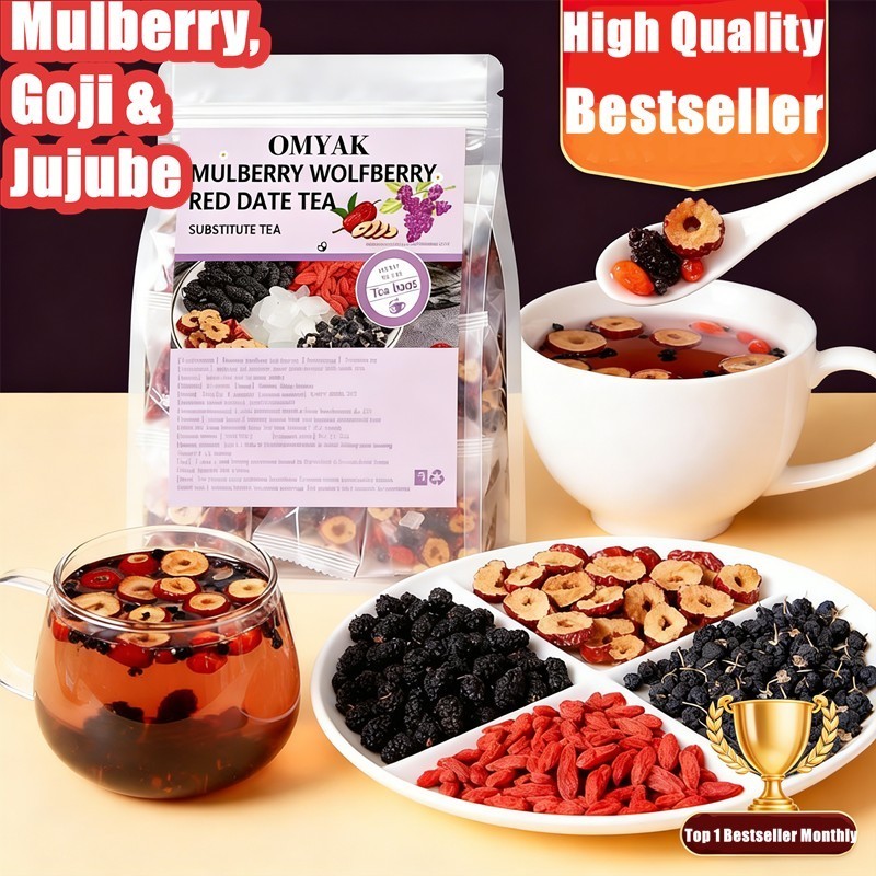 Mulberry and Goji Berry Herbal Tea for Kidney and Liver Health | Shopee ...