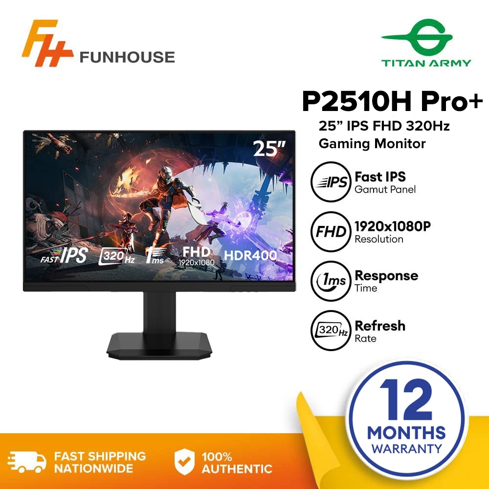Funhouse | TITAN ARMY P2510H Plus 25 Inch FAST IPS 1ms 260Hz FHD ...