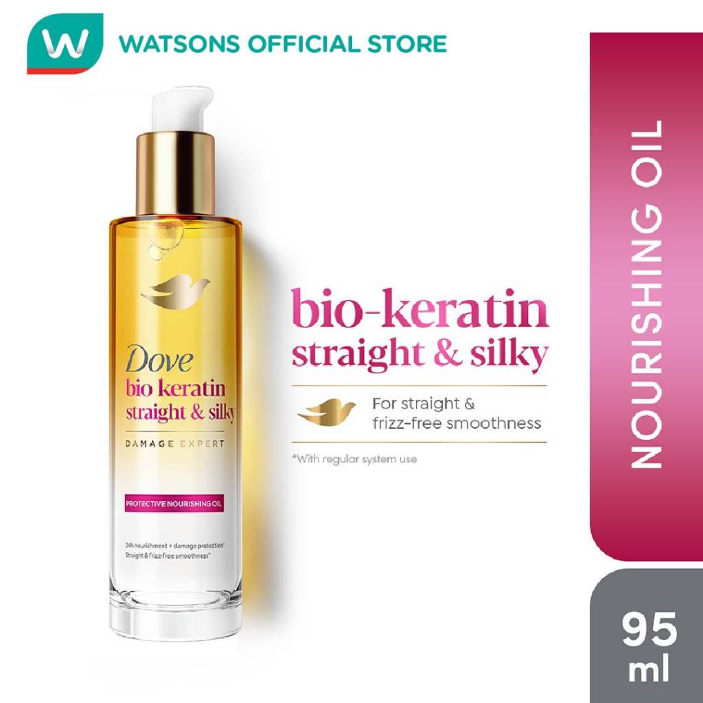 DOVE OIL Bio Keratin Straight and Silky 95ml | Shopee Philippines
