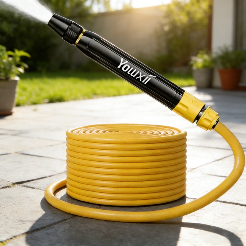 Yowxii 40M Yellow Thicken High Pressure Hose For Car Wash Water Garden ...