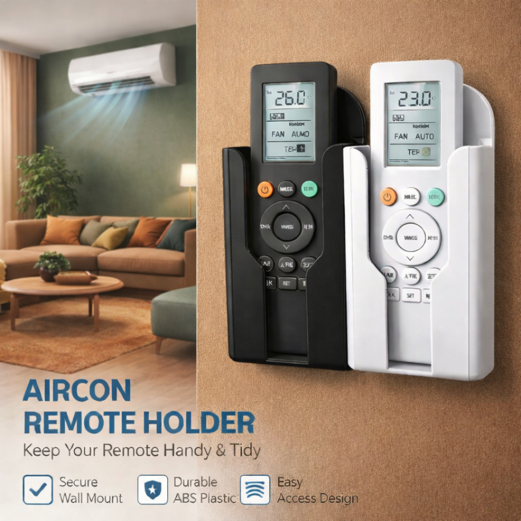 Aircon Wall Remote Holder –Heavy Wall mount Remote Holder | Shopee ...