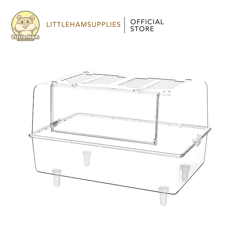 Tafit Transparent Acrylic Cage 66cm for small pets and reptiles ...