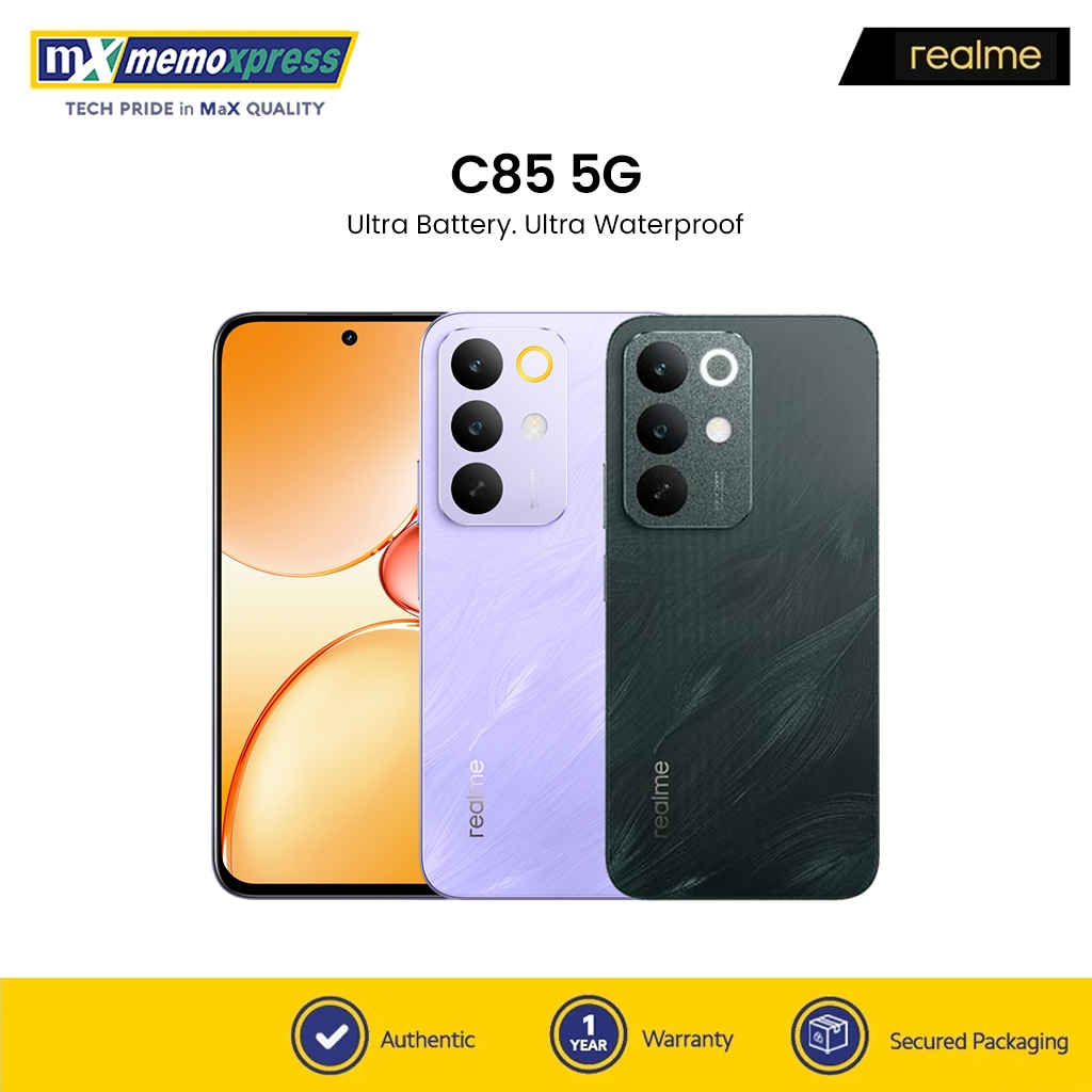 Realme C85 5G 8GB RAM - 256GB ROM | MediaTek Dimensity 6300 | 7000mAh ...