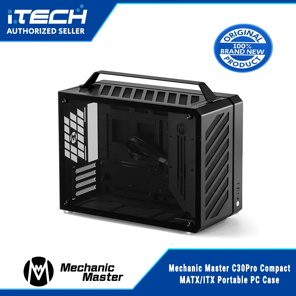 Mechanic Master C30Pro Compact MATX/ITX Portable PC Case | Shopee ...