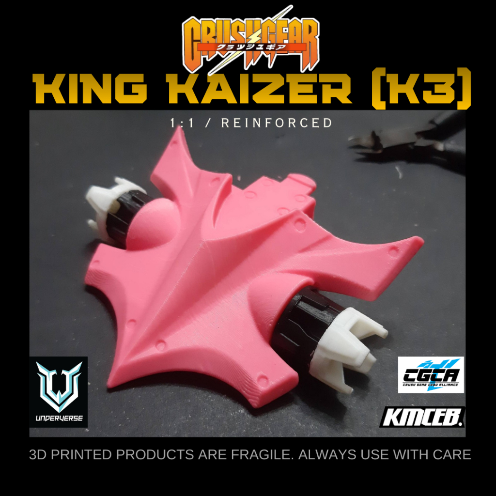 KING KAIZER front weapon | 1:1 scale Reinforced | Crush Gear | 3D ...