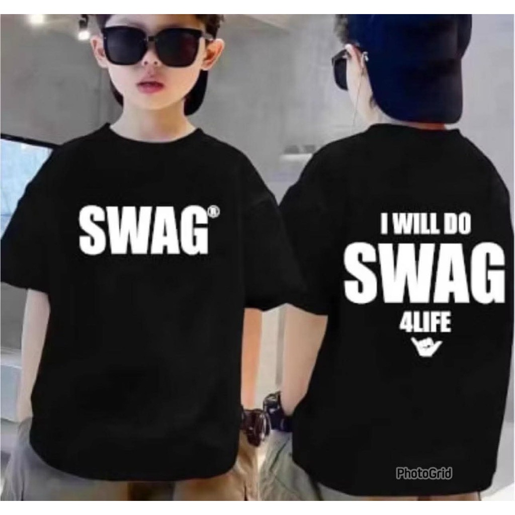 Swag tshirt for kids & adult high quality round neck | Shopee Philippines