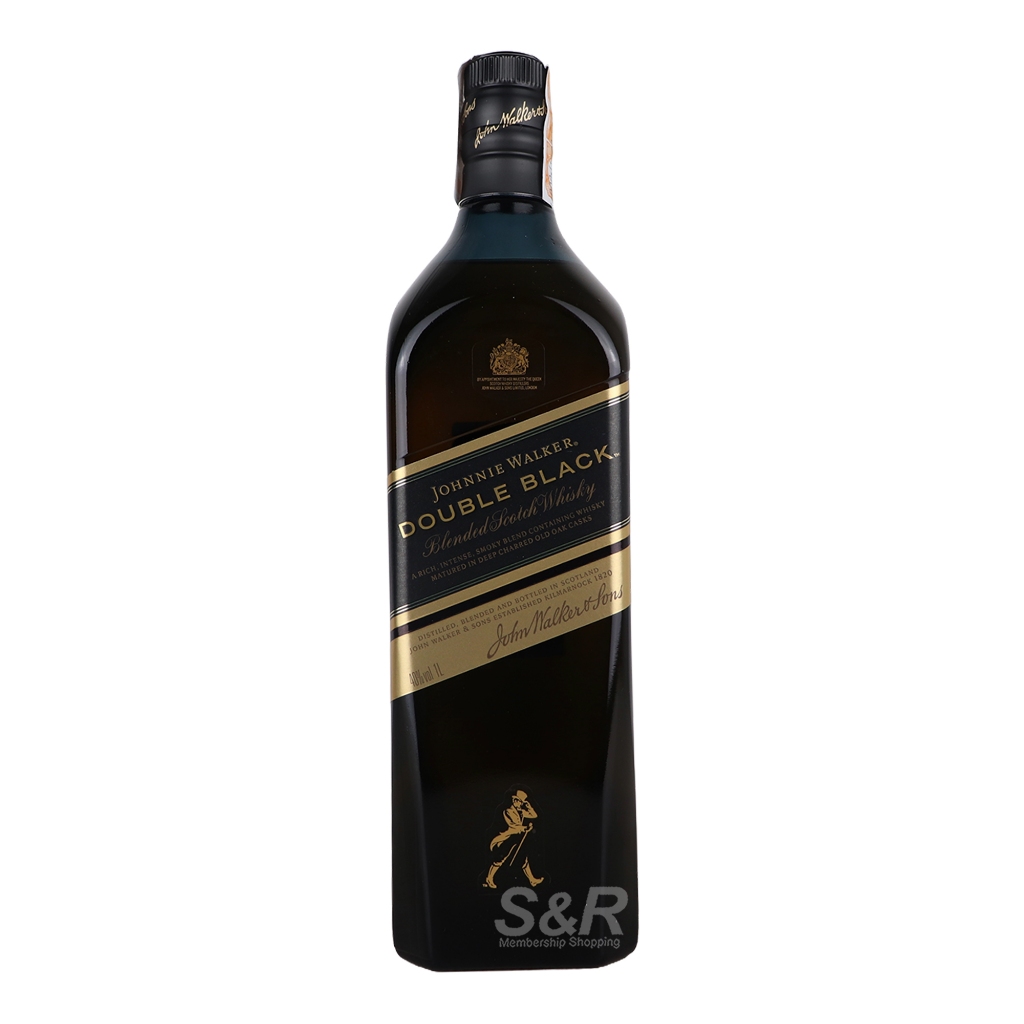 Johnnie Walker Double Black Blended Scotch 1L | Shopee Philippines