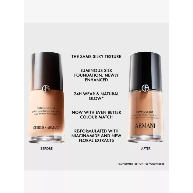 Authentic NEW LOOK NEW GIORGIO ARMANI BEAUTY Luminous Silk Perfect Glow ...