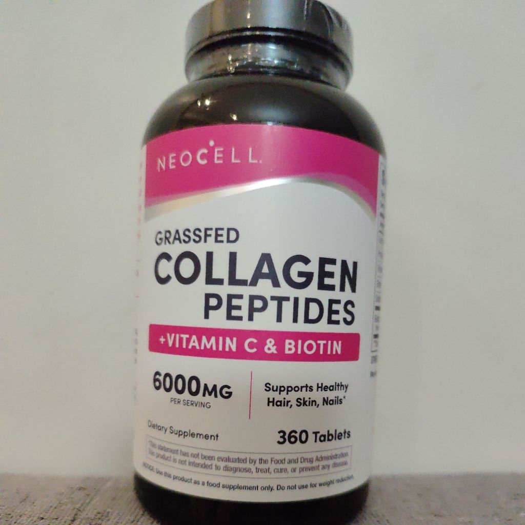 Neocell Grassfed Collagen Peptides + vitamin C & Biotin 6000MG [360 ...
