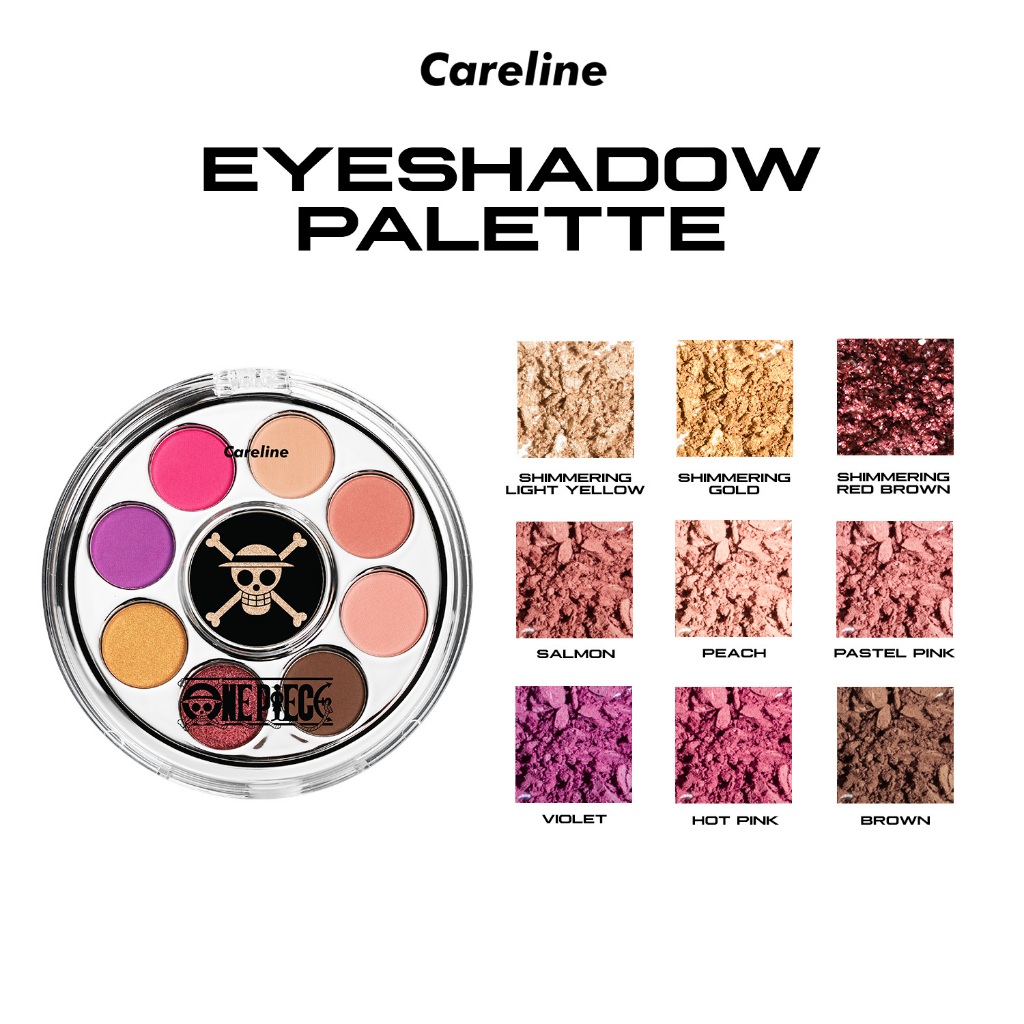 ONE PIECE X CARELINE EYESHADOW PALETTE 6g | Shopee Philippines