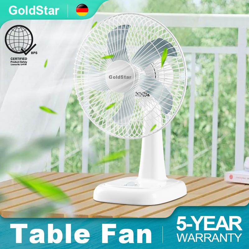 Gold Star Portable Table Fan Three-Speed 14 Inch Electric Fan Desk Fan ...