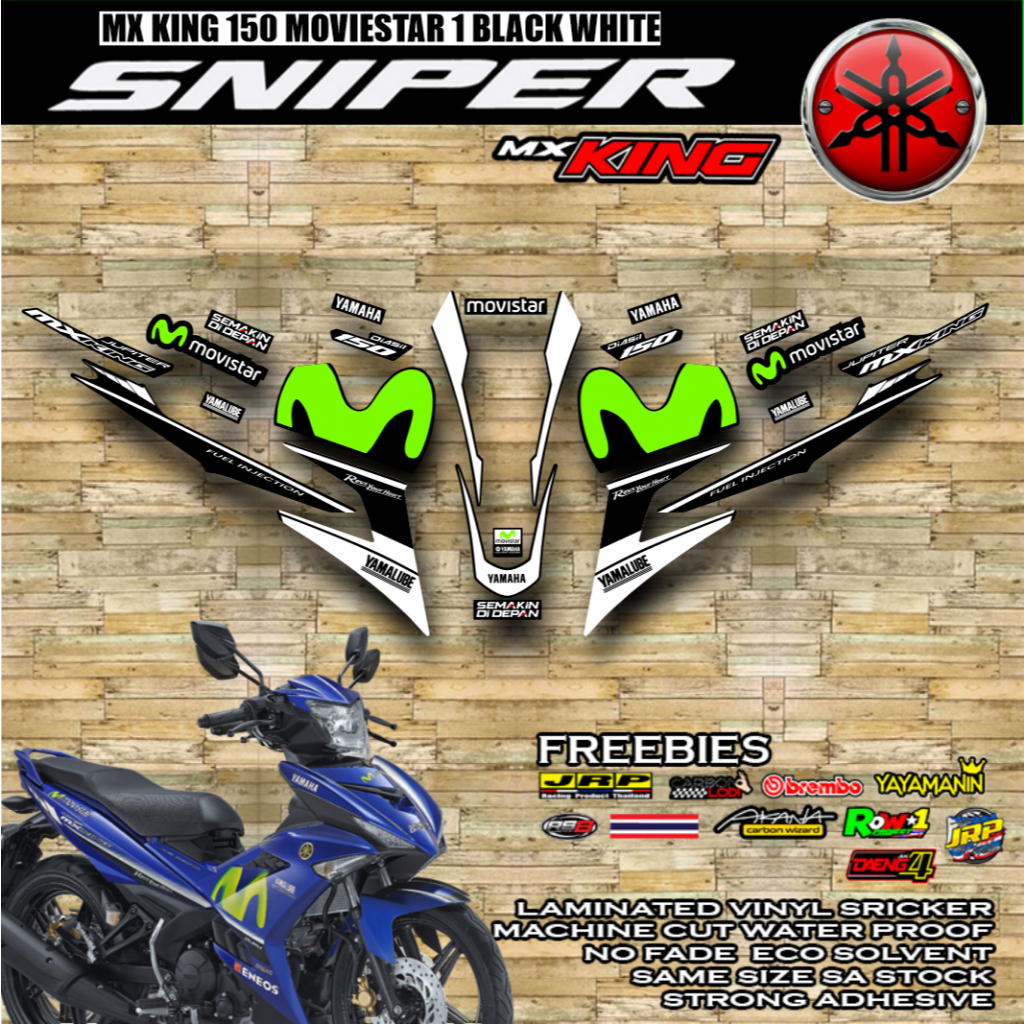 Sniper 150 MoviStar 1 Decals Sticker With freebies | Shopee Philippines