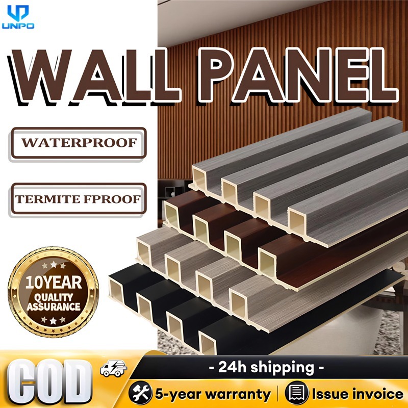 WPC Wood Wall Panel 100x15cm, Waterproof Grille Design, Ecological ...