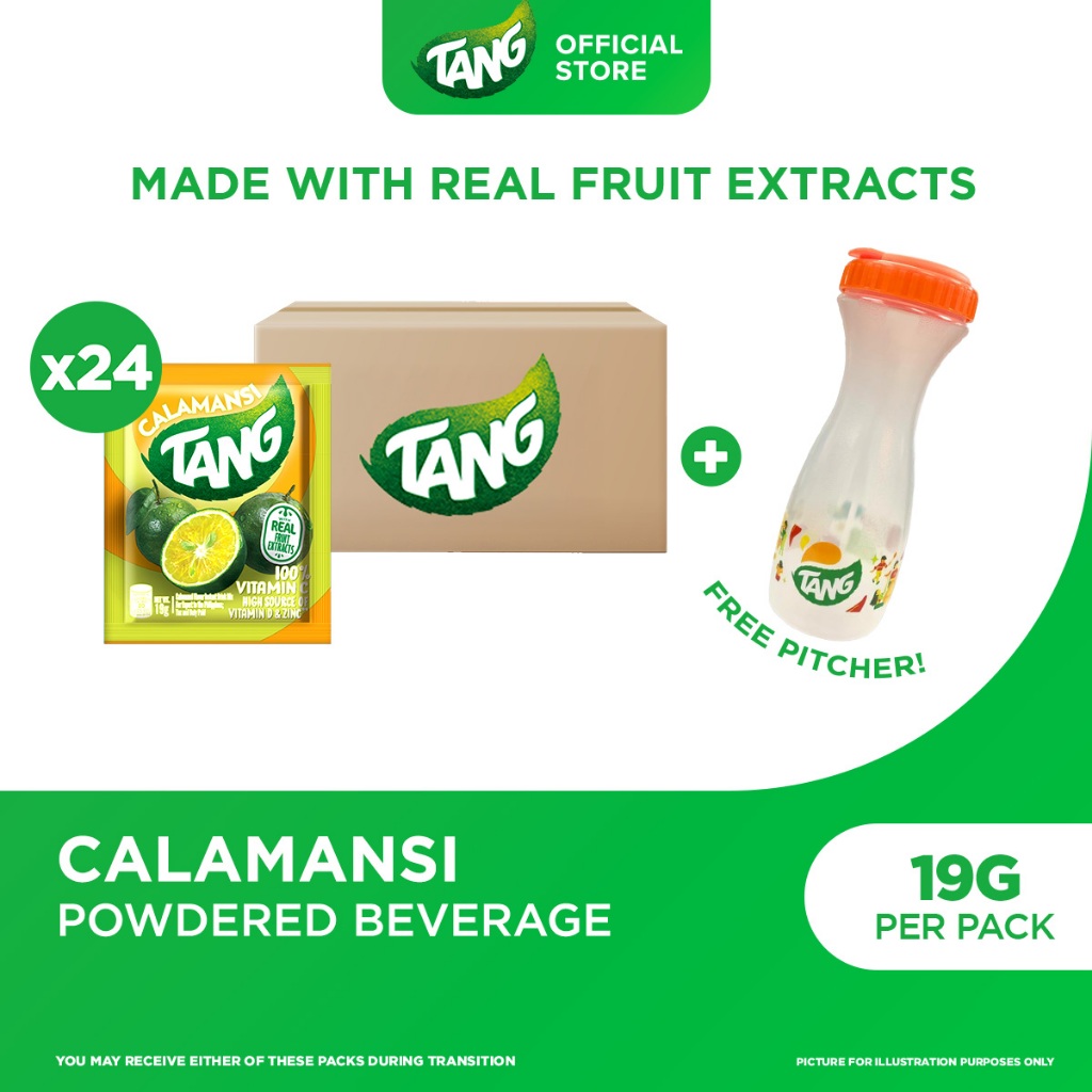 Tang Instant Drink Mix - Calamansi Flavor 19g (Set of 24) | Shopee ...