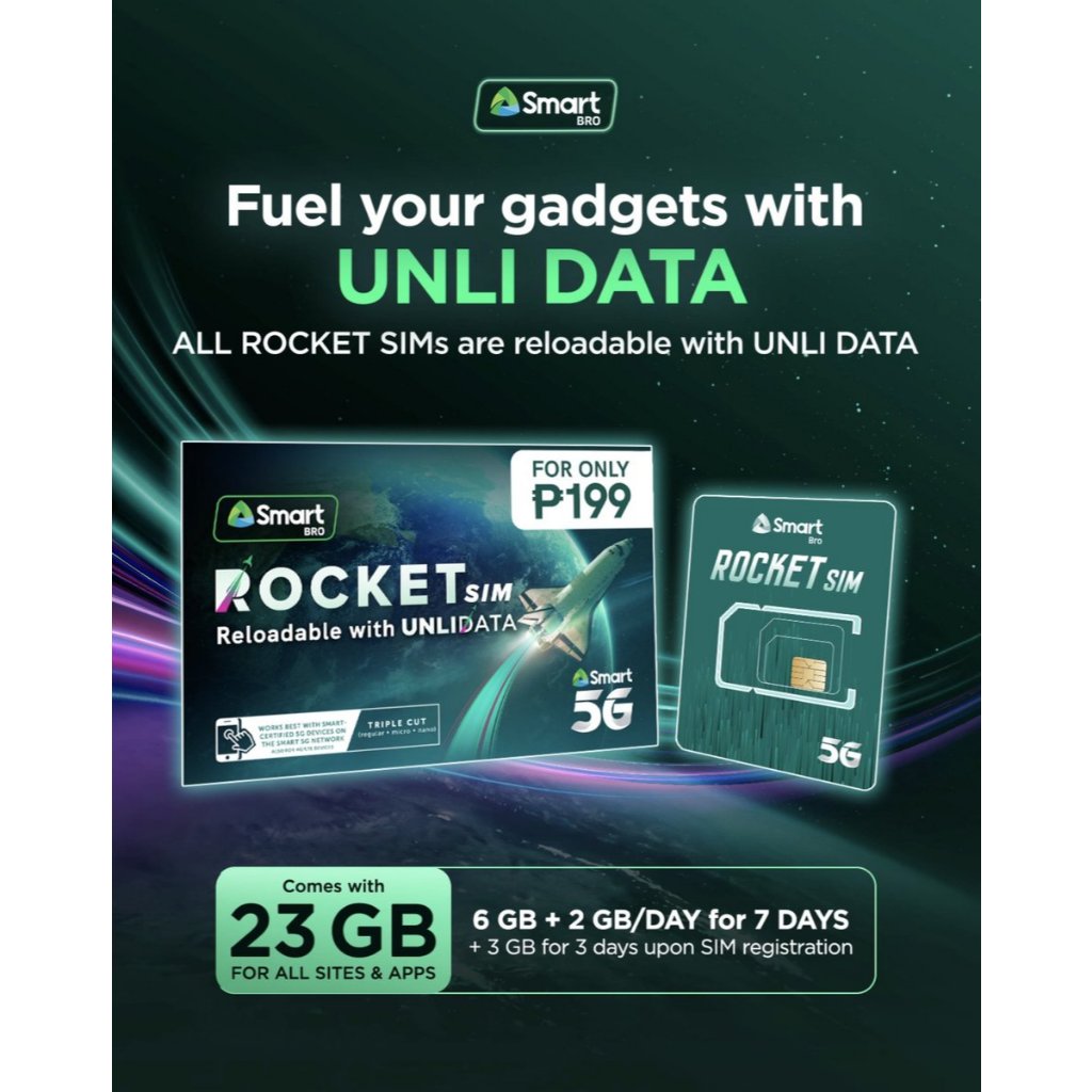Shop smart rocket sim for Sale on Shopee Philippines