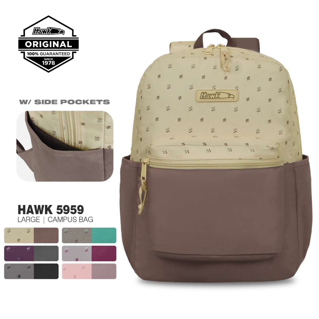 Hawk 5959 Backpack with Side Pocket | Shopee Philippines