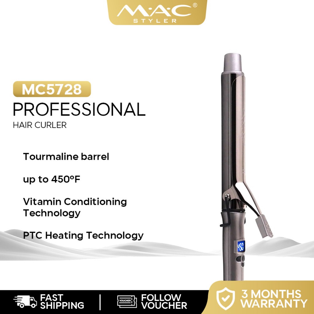 MAC Styler Professional Hair Curler MC5728 | Shopee Philippines