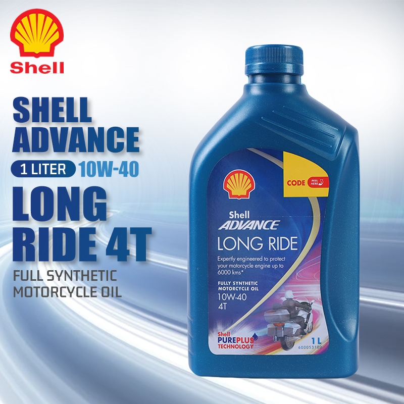 shell Advance Long Ride 10W-40 1L Scooter Oil Fully Synthetic 4T ...