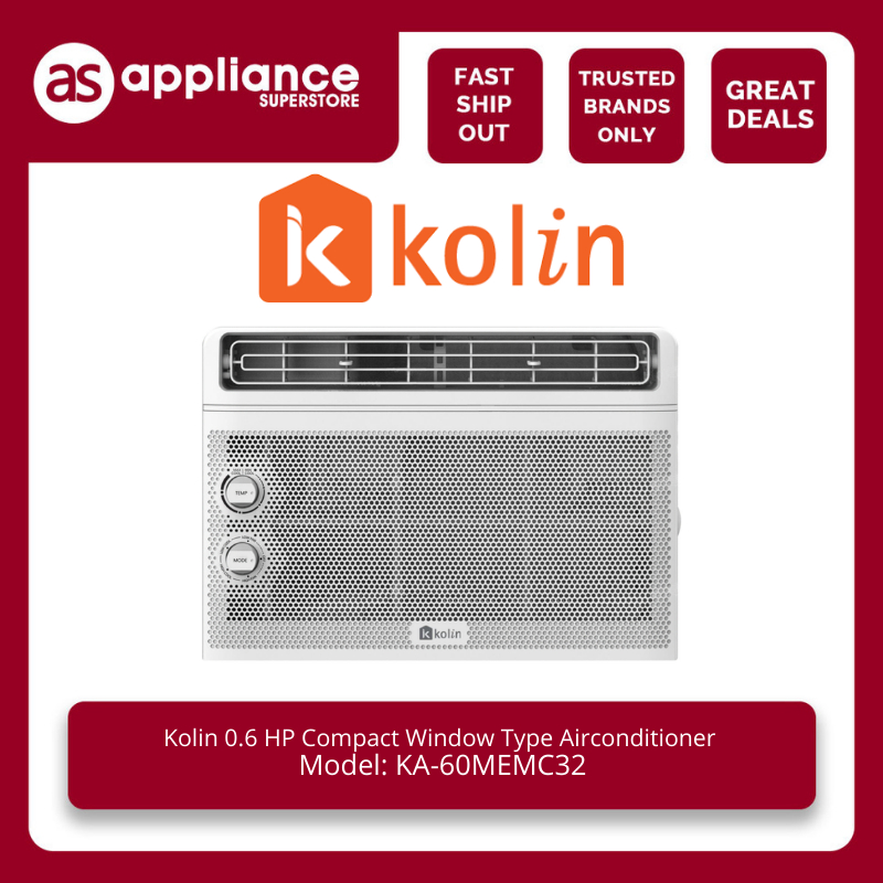 Kolin 0.6HP Compact Window Type Aircon KA-60MEMC32 | Shopee Philippines